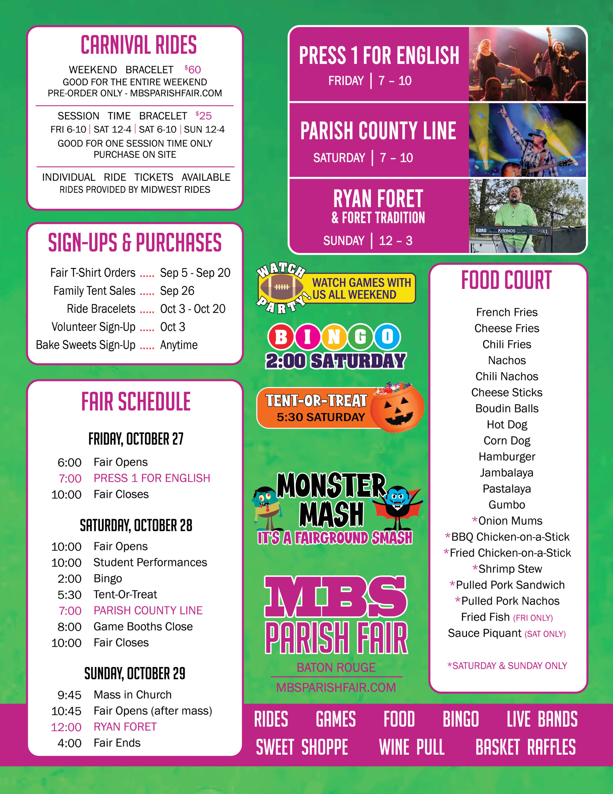 MBS Parish Fair - Most Blessed Sacrament Parish Fair